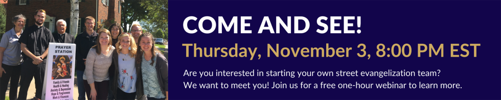 Home | St. Paul Street Evangelization